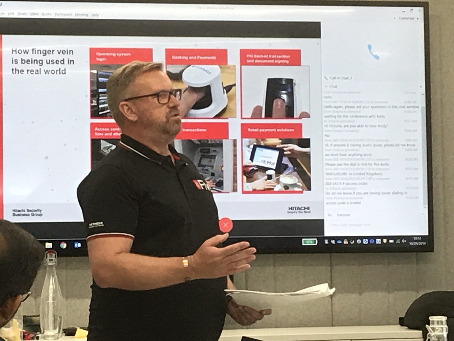 Podcast: The latest in finger-vein biometrics with Andy Milton, Hitachi